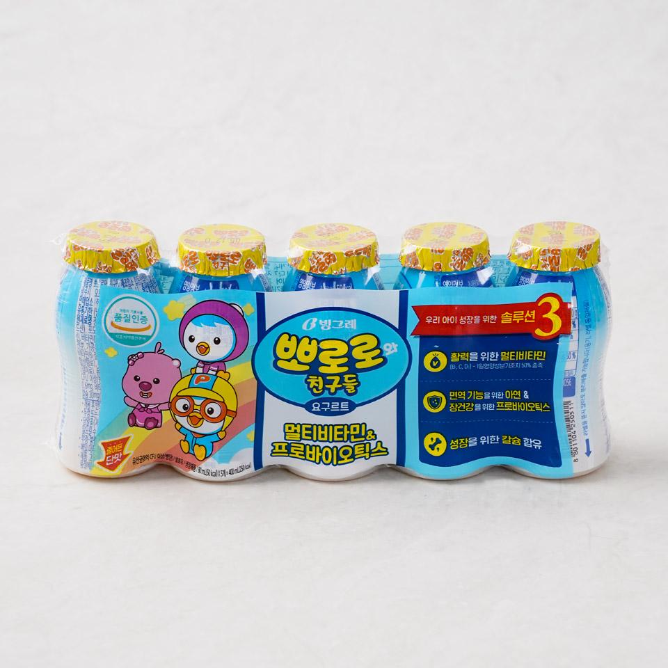 빙그레 뽀로로와 친구들 요구르트 메가마트몰