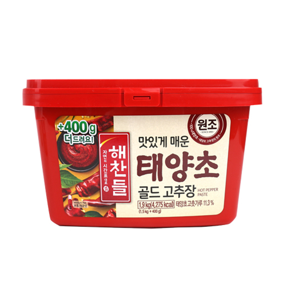 CJ 해찬들 맛있게 매운 태양초 골드 고추장 - 메가마트몰