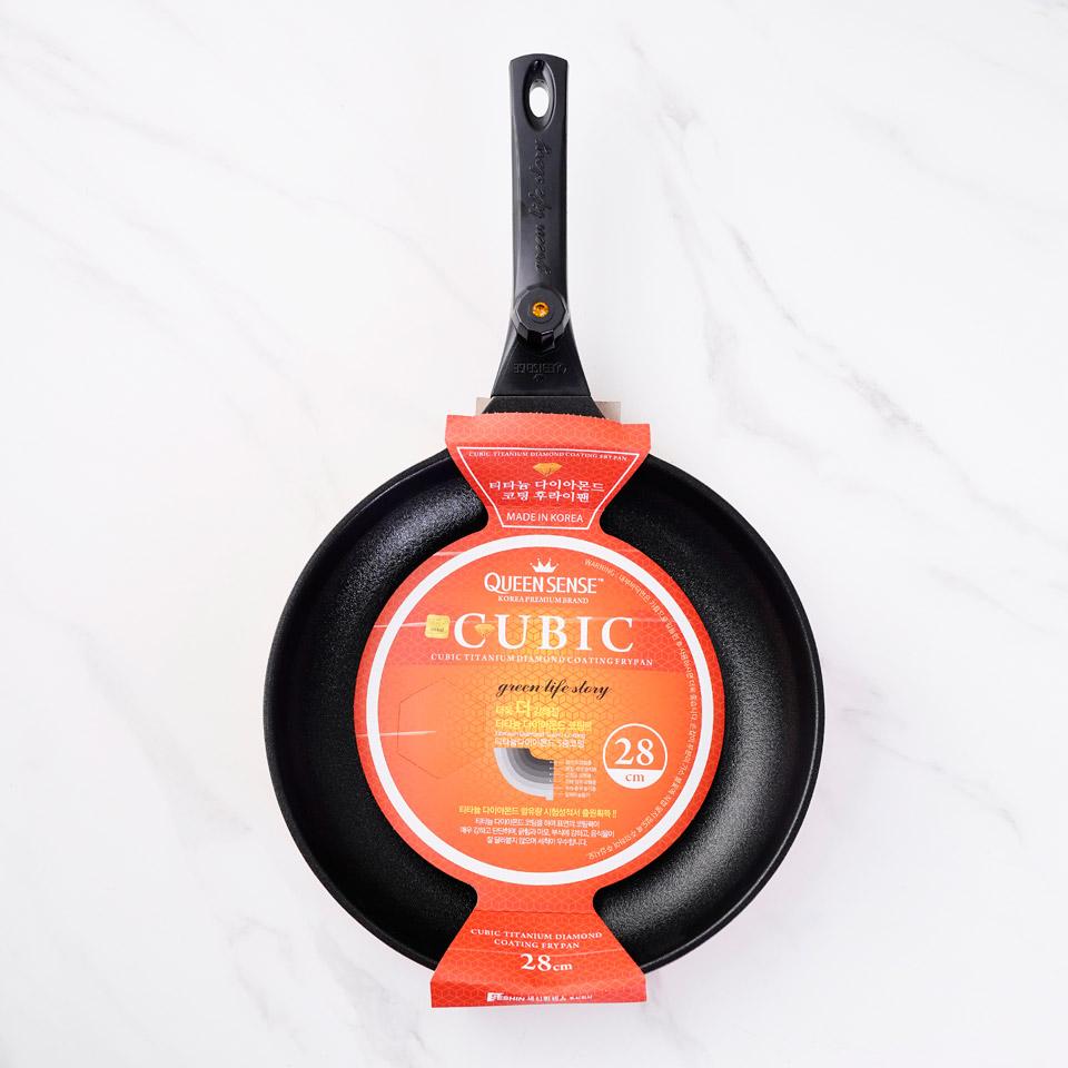 퀸센스 큐빅티타늄 다이아몬드 후라이팬 - 메가마트몰
