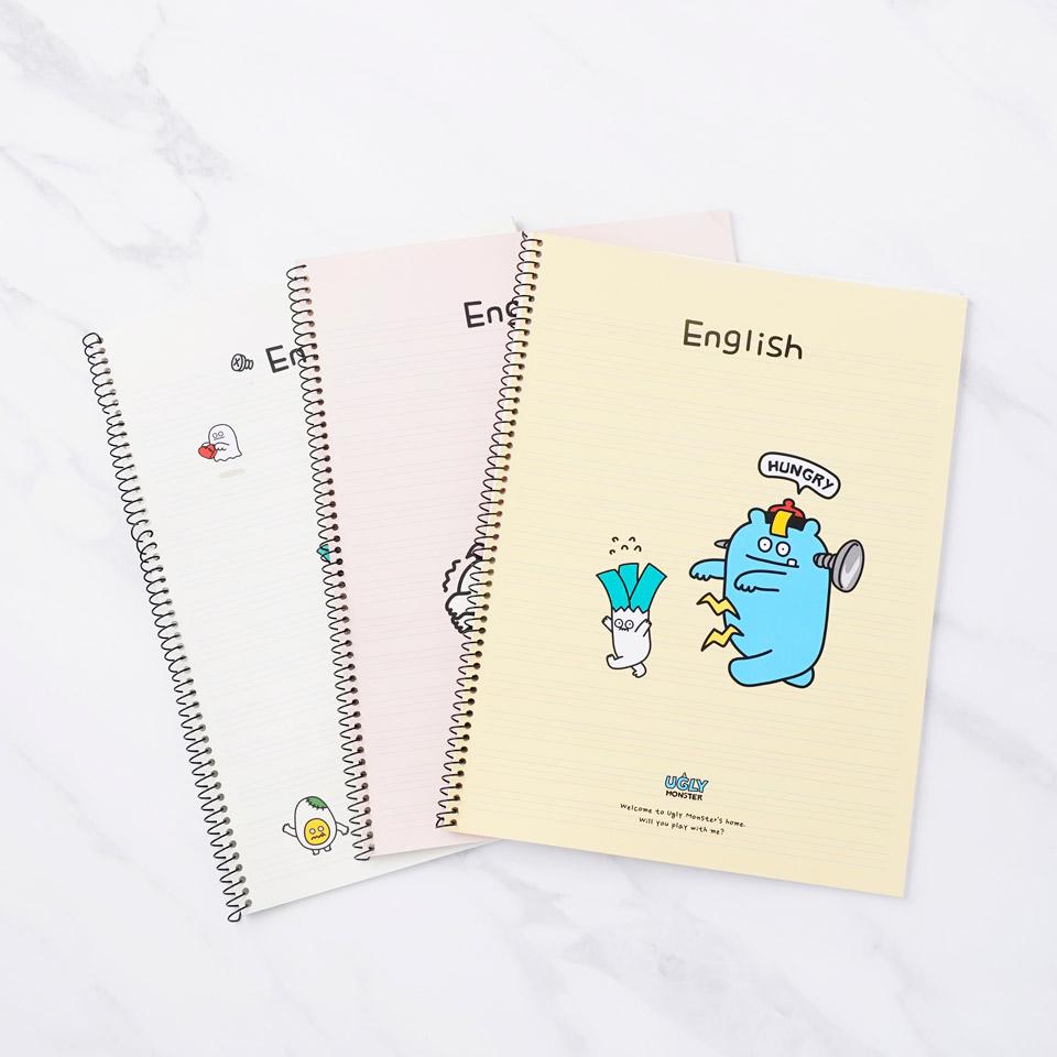 영어 스프링노트 좁은칸 메가마트몰