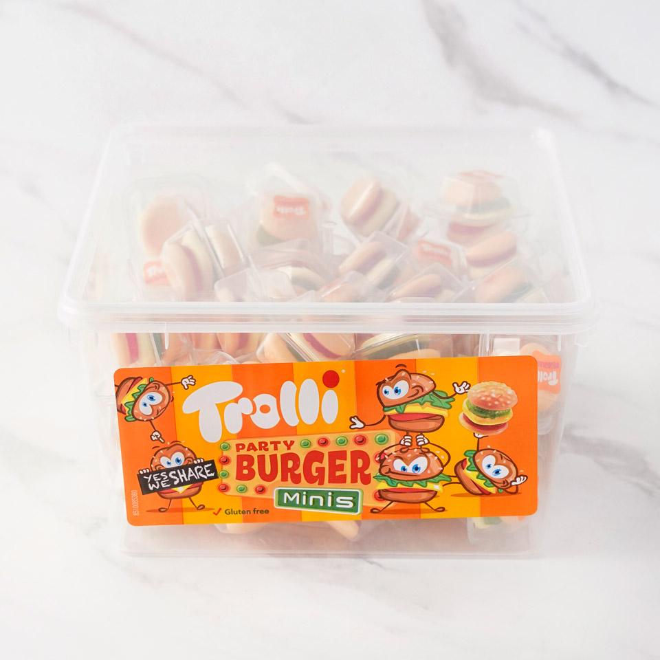 트롤리 미니 버거 모양 젤리 - 메가마트몰