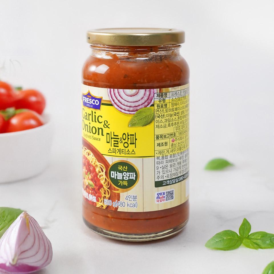 오뚜기 프레스코 스파게티 소스 마늘양파 - 메가마트몰