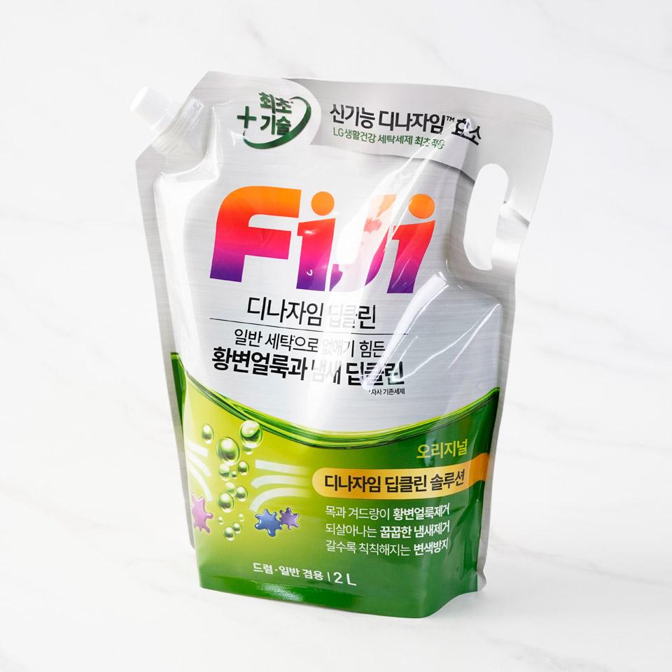 LG FIJI 디나자임 딥클린 세탁세제 오리지날 리필 - 메가마트몰