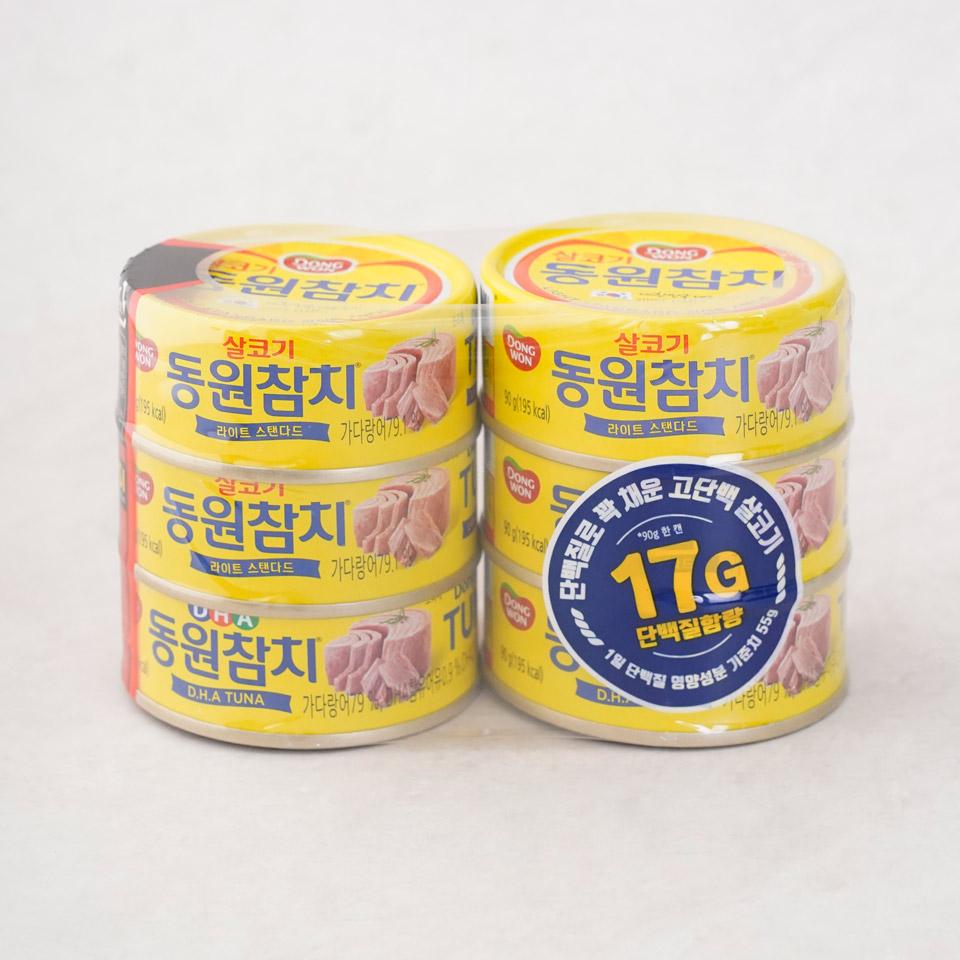동원 살코기참치90gx4+DHA참치90gx2 - 메가마트몰