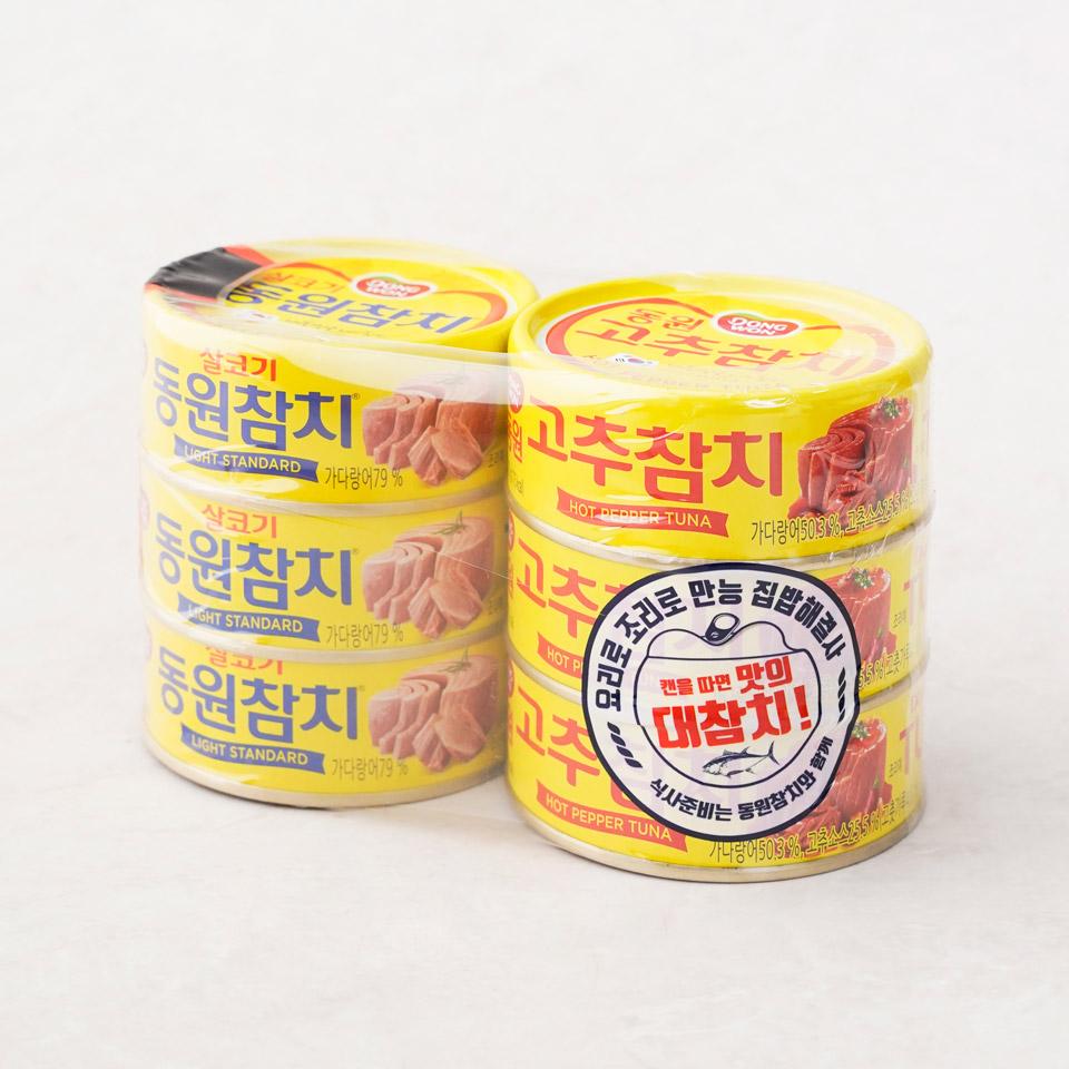 동원 살코기참치+고추참치 - 메가마트몰